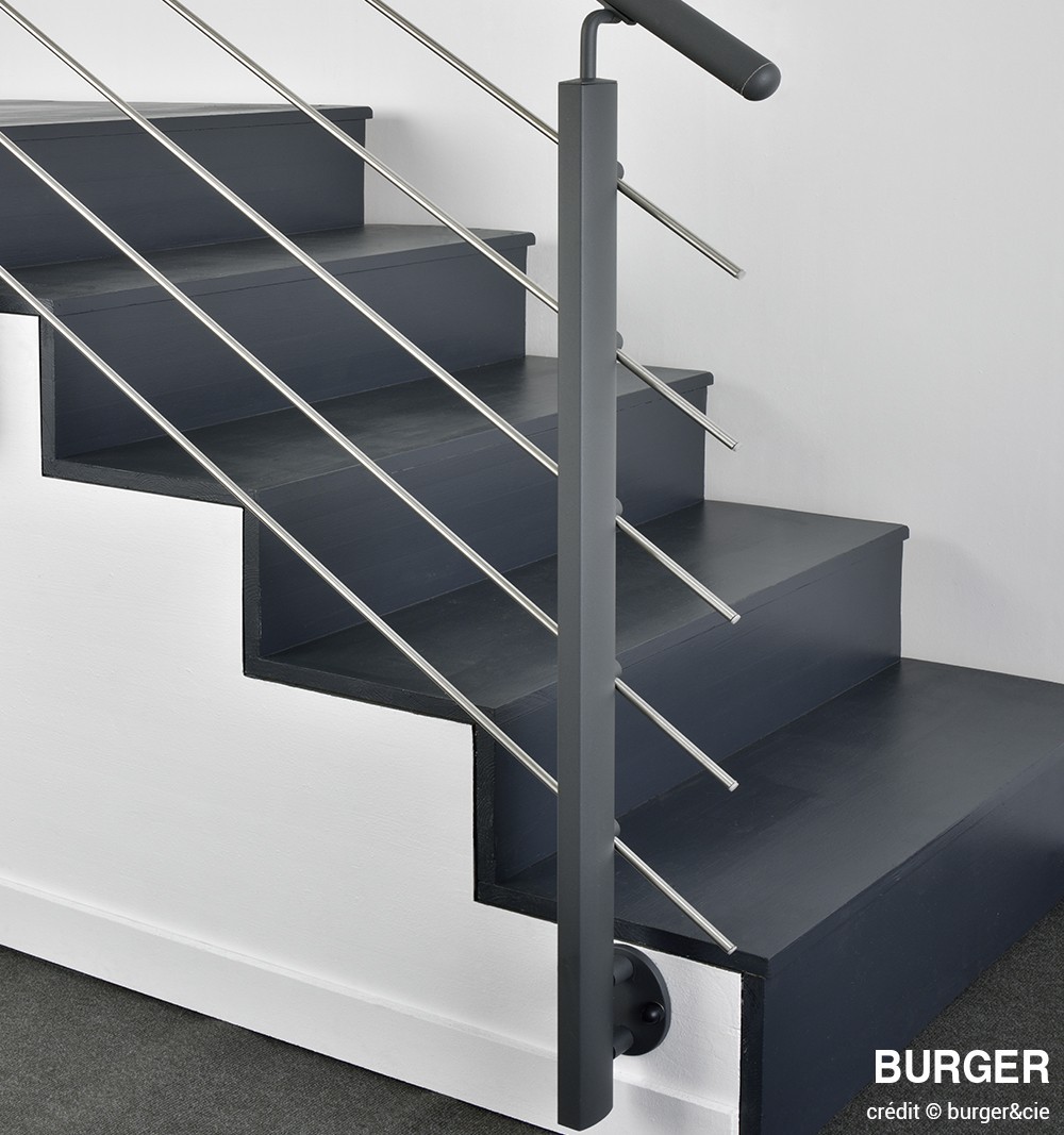 Kit complet garde-corps Inoline Black en aluminium - La Boutique Booa