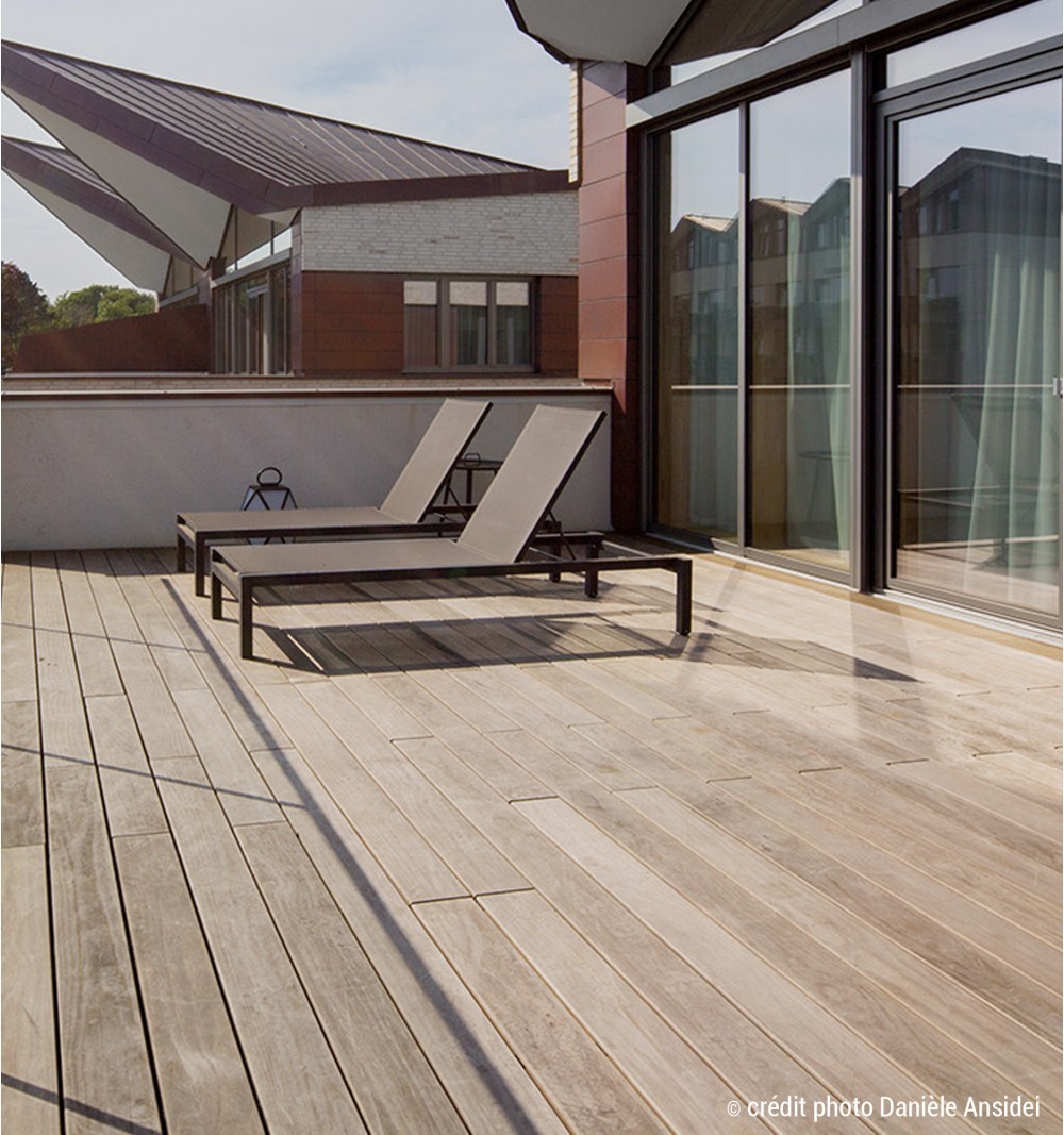 Lame de plancher Kebony pour concept Grad by you - La Boutique Booa